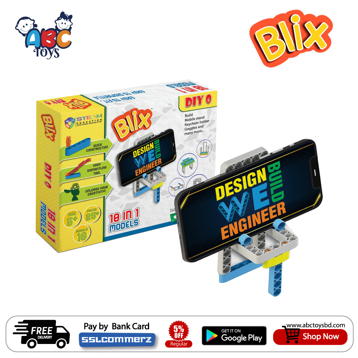 Zephyr 06031 BLIX – DIY 0 – ABC TOYS