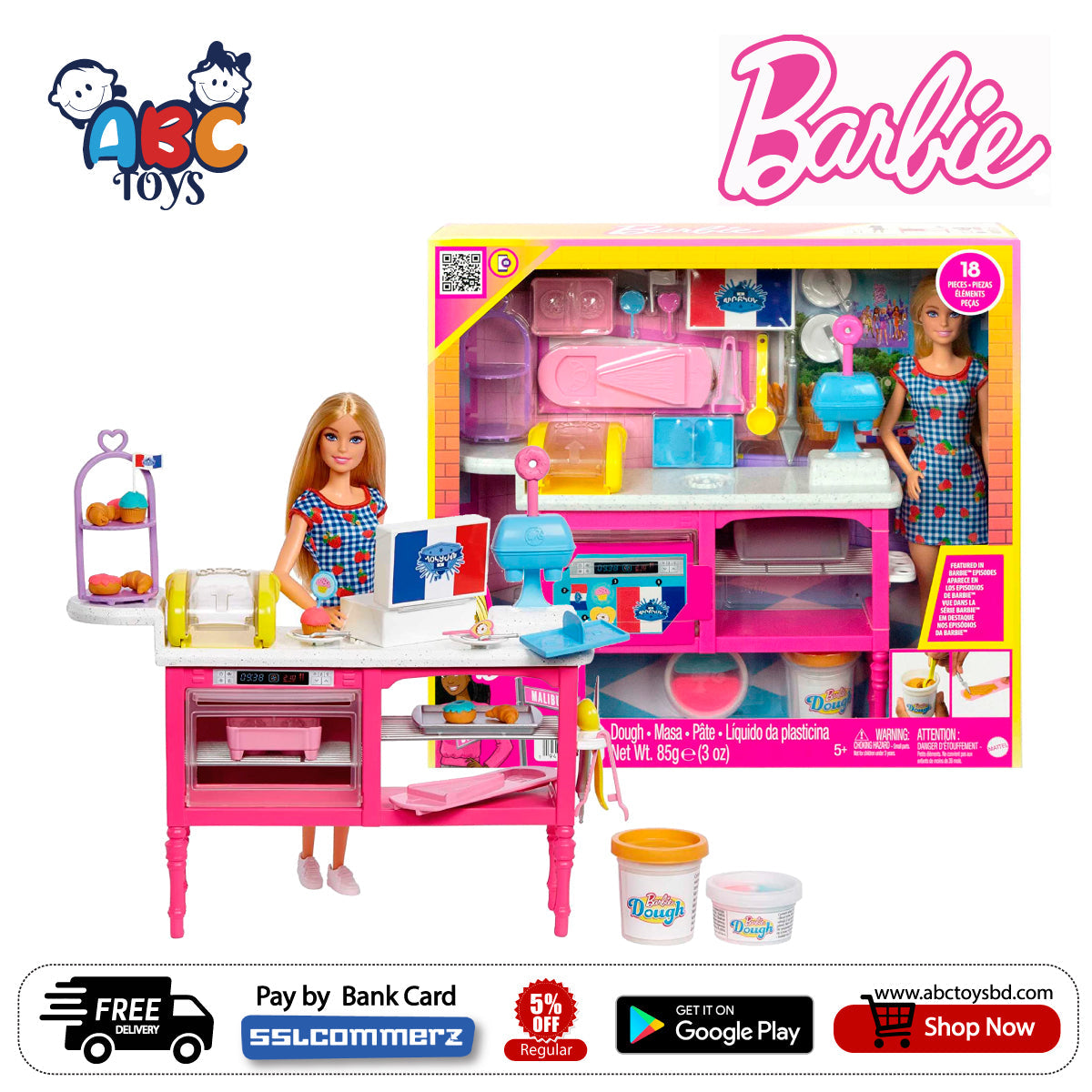 Barbie HJY19 Doll and Accessories It Takes Two Café – ABC TOYS