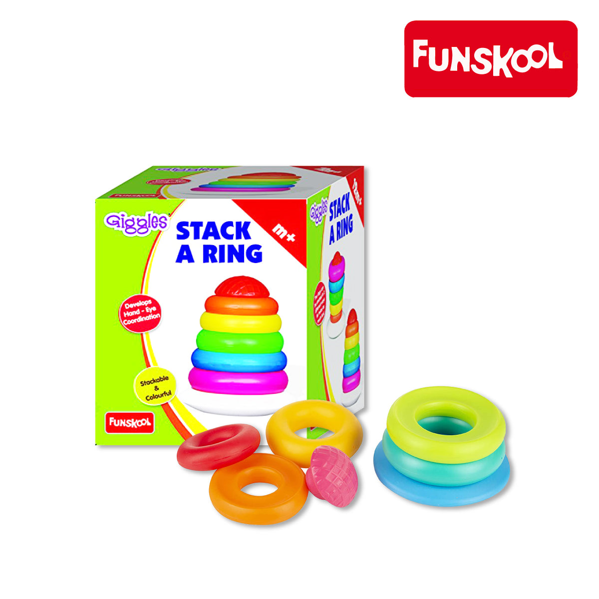 Funskool Stack A Ring, Ages 12m+ – ABC TOYS