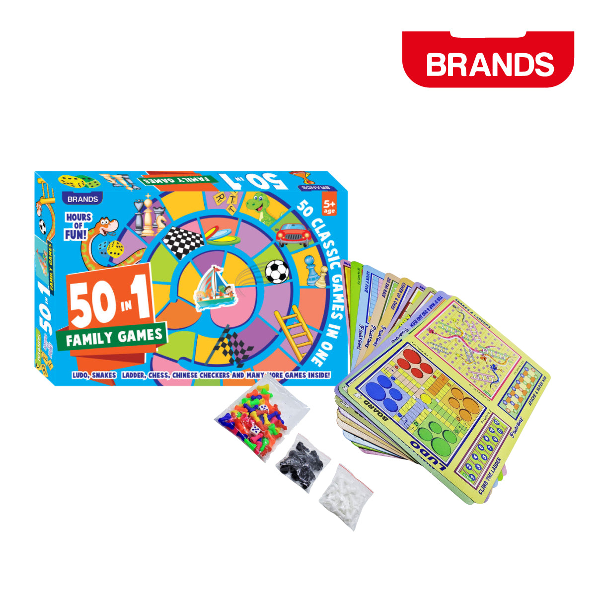 Brands 50 in 1 Family Games, Ages 5+ – ABC TOYS