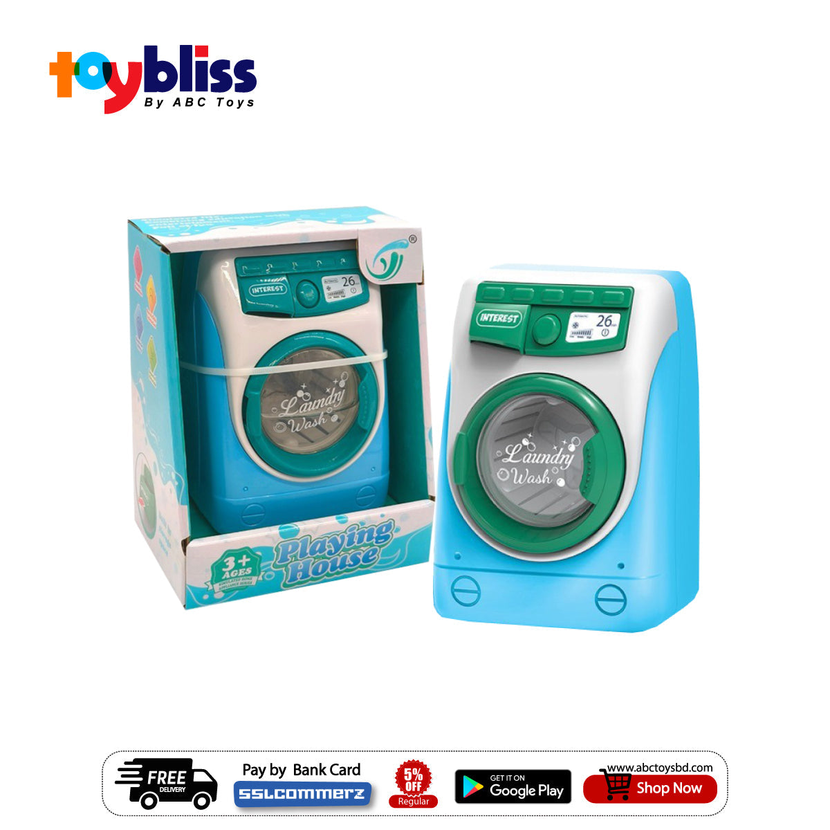 Toybliss Play Washing Machine – A Fun Way to Learn Household Chores ...