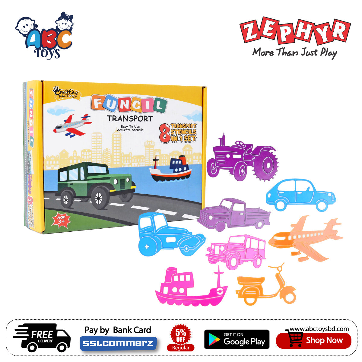 Zephyr 11003 FUNCIL – TRANSPORT – ABC TOYS