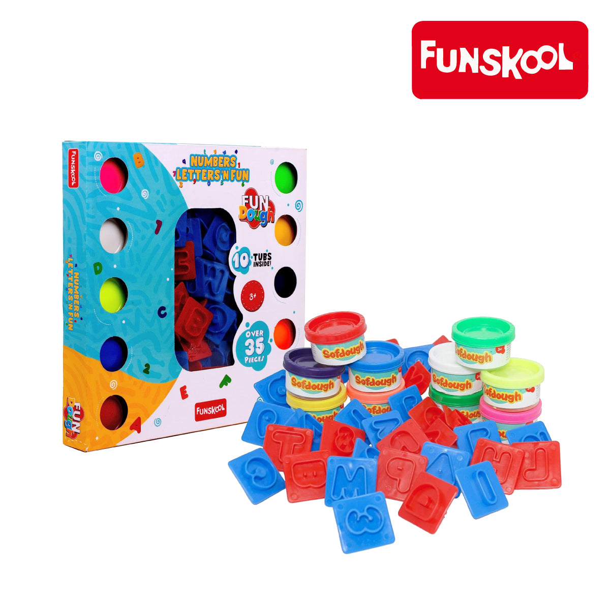 Funskool Fundough Numbers Letters N Fun Play Set, Ages 3+ – ABC TOYS