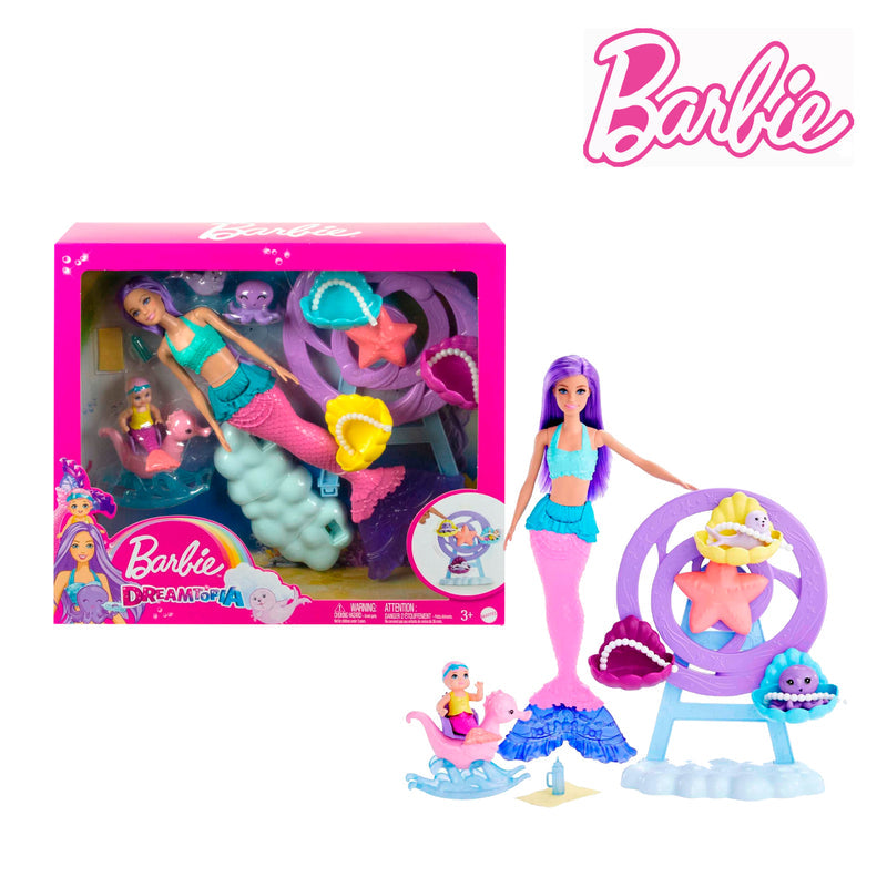 Barbie HLC30 Mermaid Doll with Purple Hair, Ages 3+ – ABC TOYS