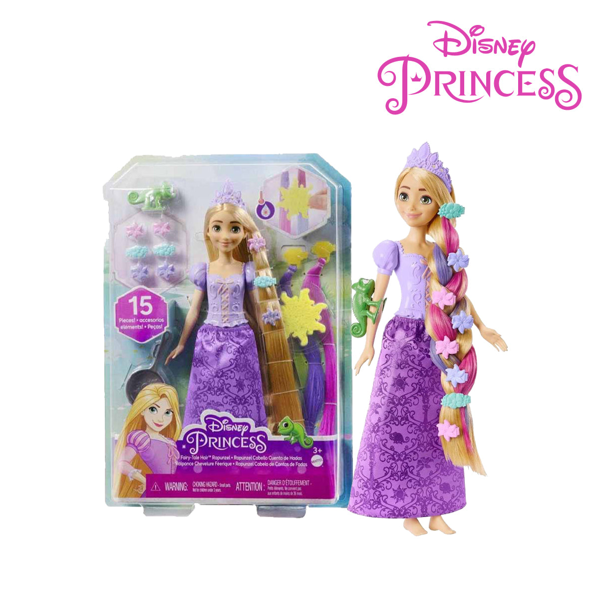 Disney HLW18 Princess Fairy-Tale Hair Rapunzel, Ages 3+ (Damaged Box ...