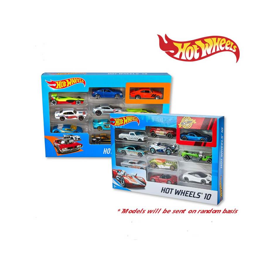 HOT WHEELS 54886 BASIC 10 PACK GIFT BOX ASST. 2018 (Damage Box) – ABC TOYS