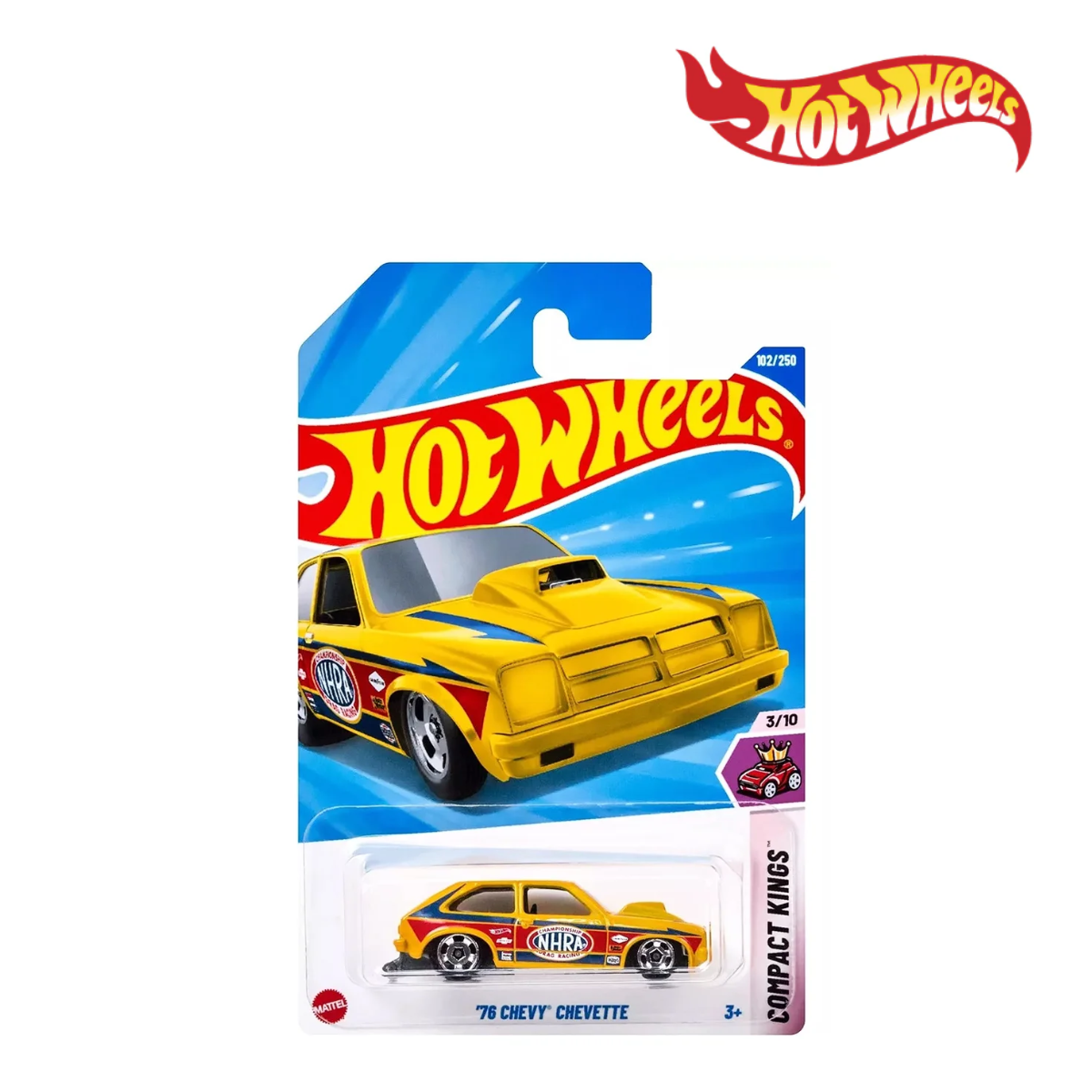 Hot Wheels HYX43 ’76 Chevy Chevette Long Card – ABC TOYS