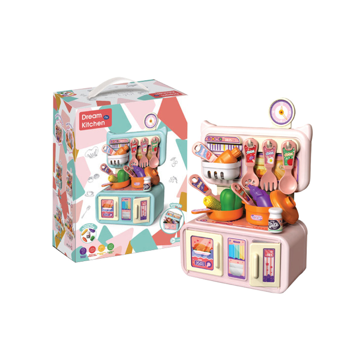 Toybliss Dream Kitchen 13pcs Set (28T-2), Ages 3+ – ABC TOYS
