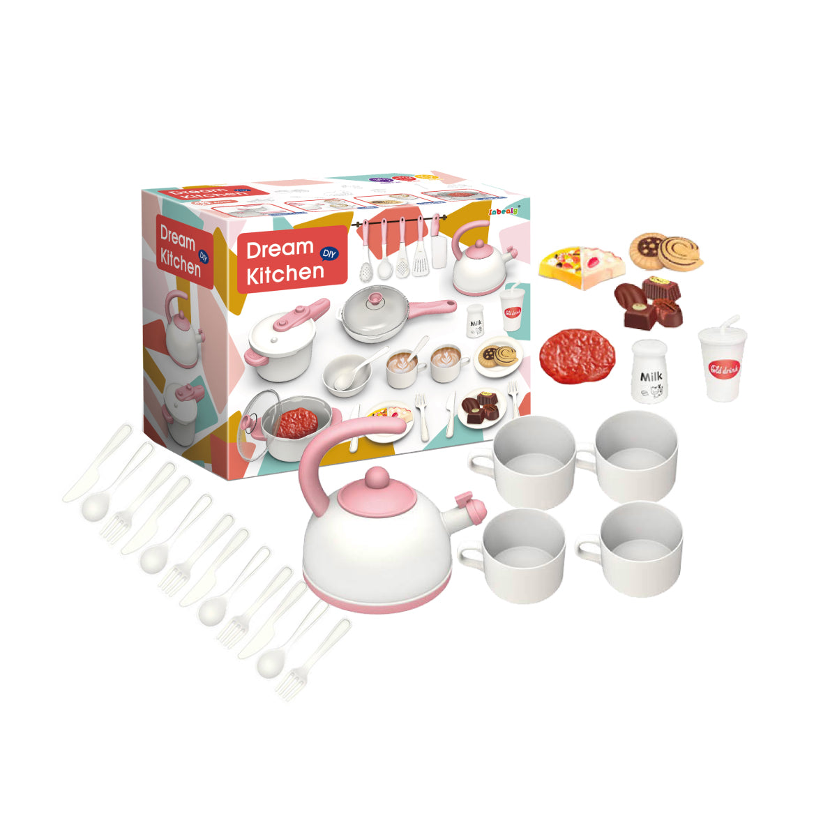 Toybliss Dream Tea Set (503-2P), Ages 3+ – ABC TOYS