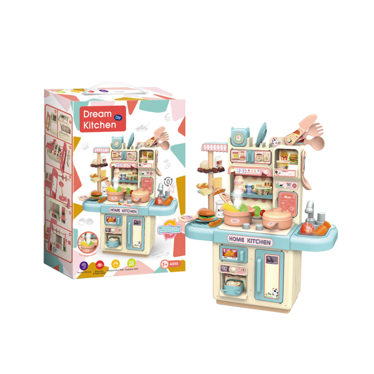 Toybliss Dream Kitchen Playset (36T-5), Ages 3+ – ABC TOYS