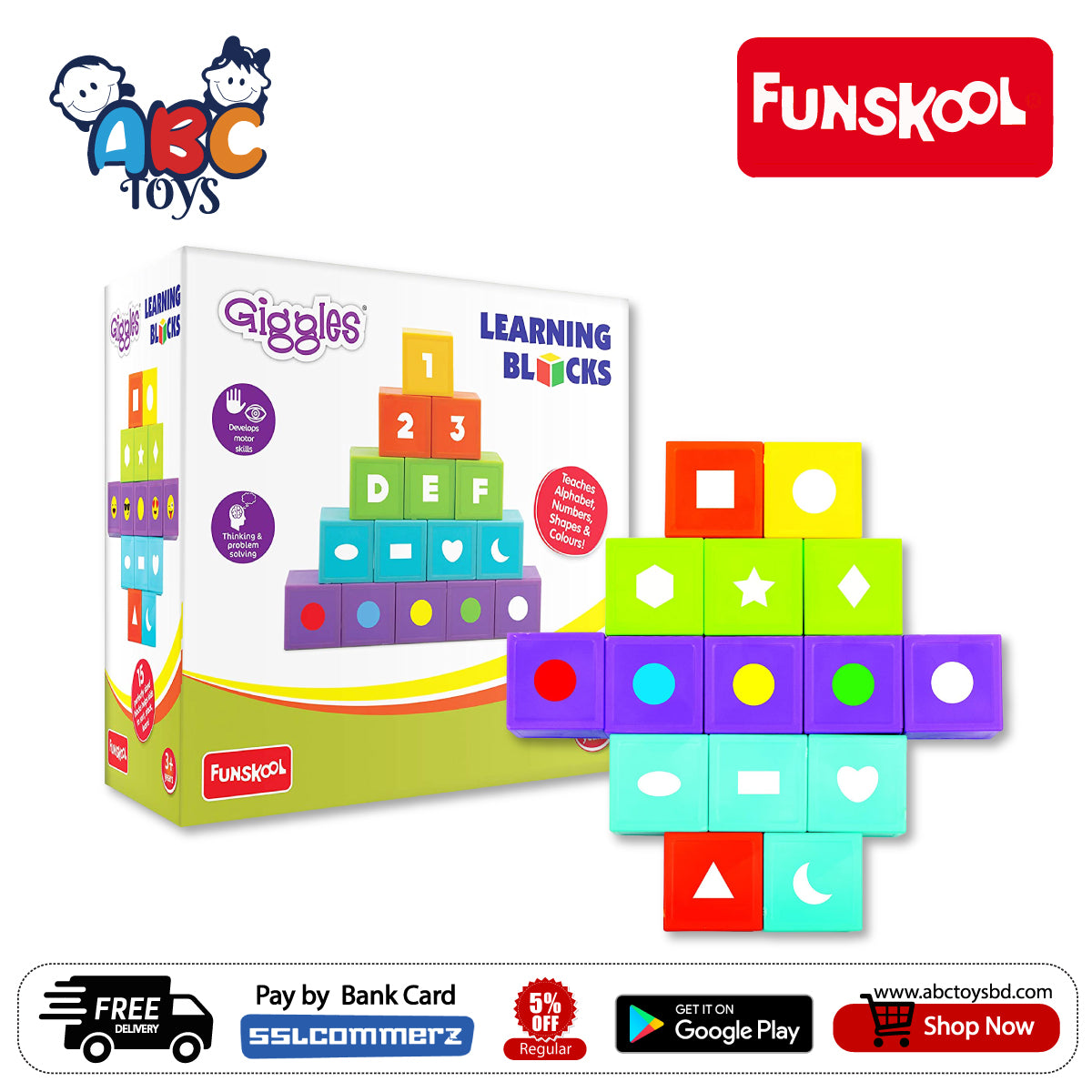 Funskool Learning Blocks – ABC TOYS