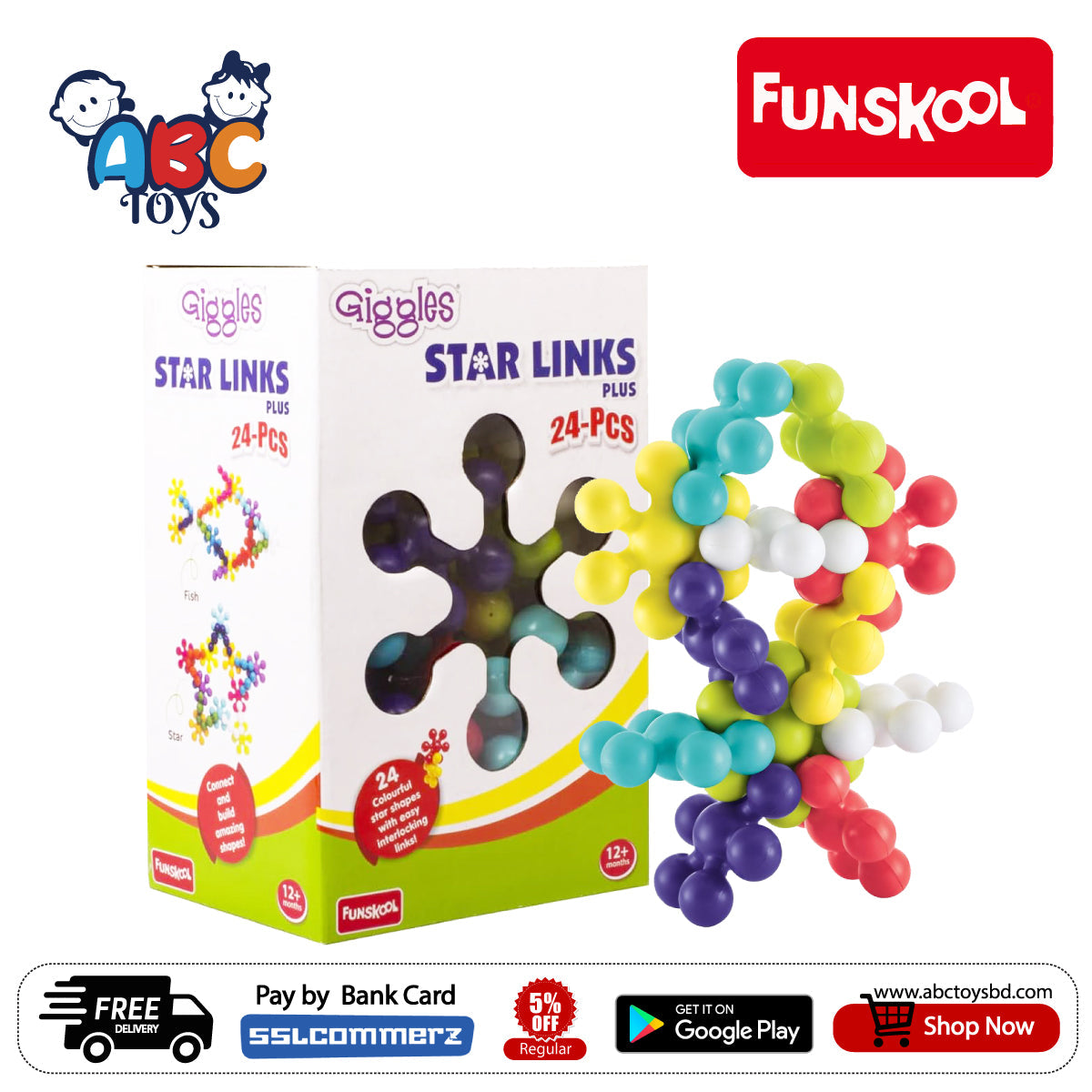 Funskool Giggles Star Links Plus – ABC TOYS